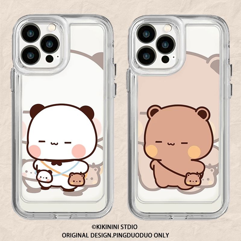 Hộp điện thoại Bubu Dudu Cartoon Couple Soft cover cho iPhone 16 pro ...