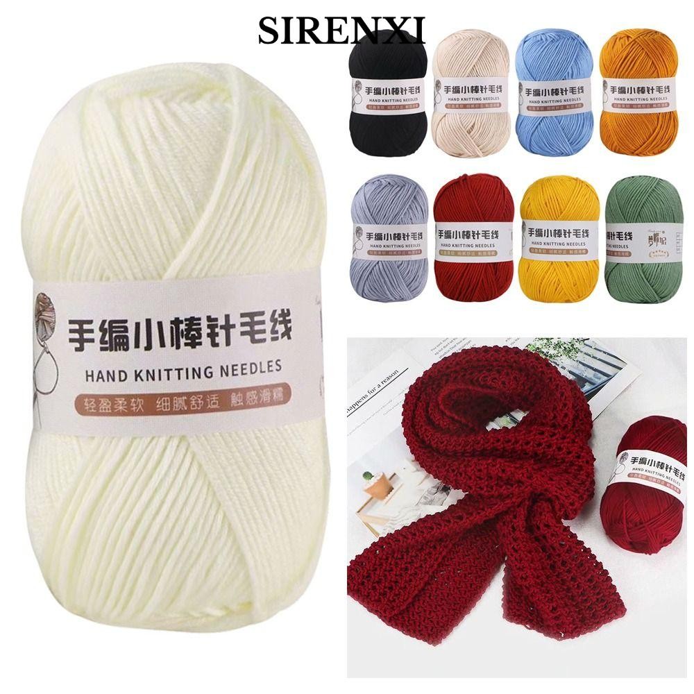 Sirenxi Móc Đan, Sợi len Cotton DIY, Khăn sợi Cotton mềm | Shopee Việt Nam