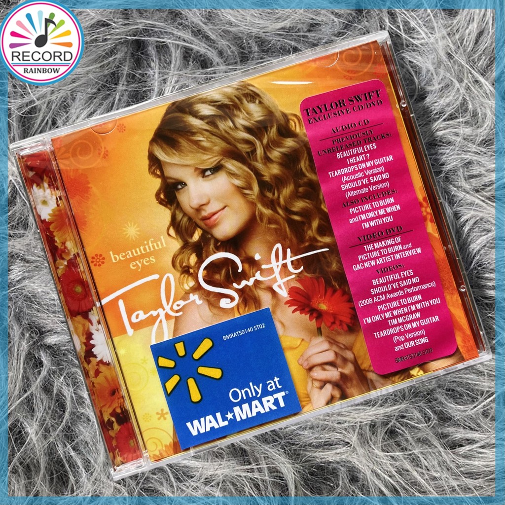 Album CD + DVD Taylor Swift Beautiful Eyes [Đã niêm phong] Thương hiệu ...