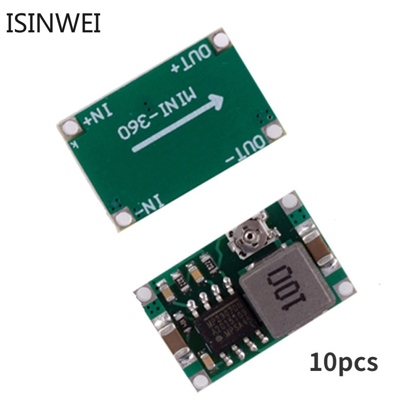10 Chiếc Mini360 DC-DC Buck Chuyển Đổi Bước Xuống Mô Đun Nguồn Điện 4. ...