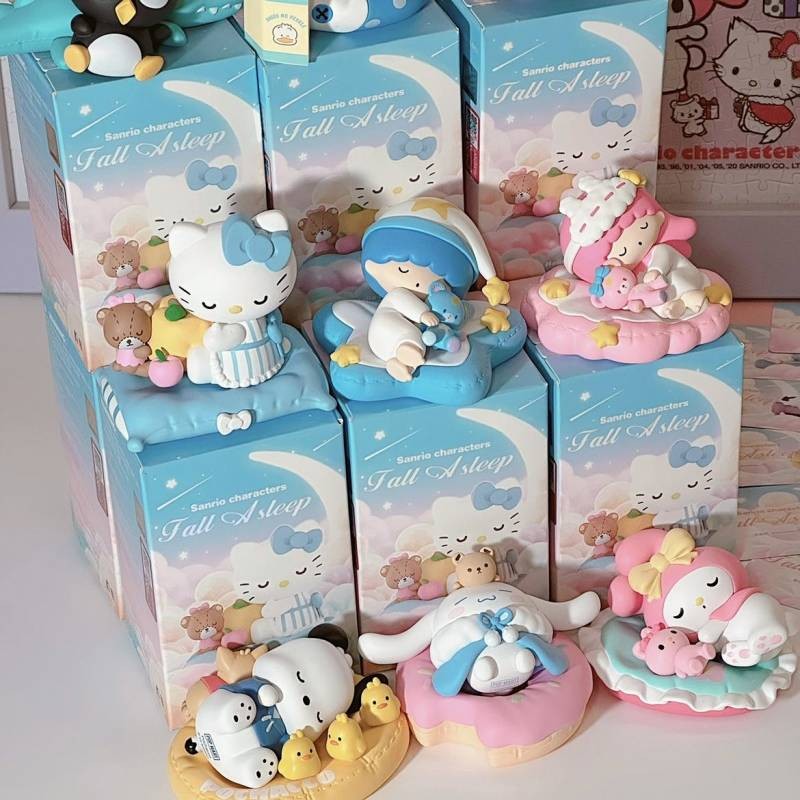【Ready Stock】 Sanrio Family Sleeping Blind Box Clow M Pacha Dog Melody ...