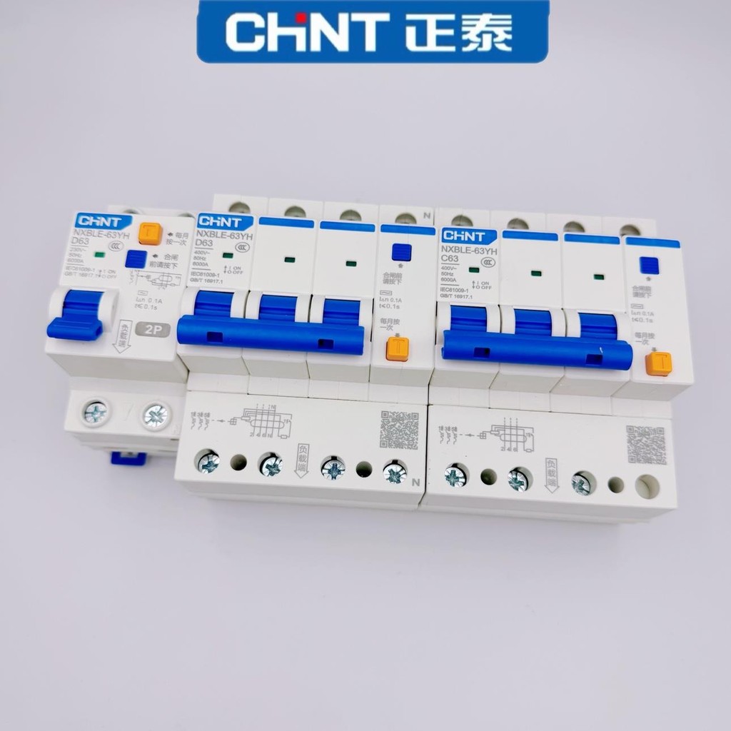 Chint C-type D-type NXBLE-63YH DZ30LE DZ47LE EPNL DPNL 32A 63A 100mA ...