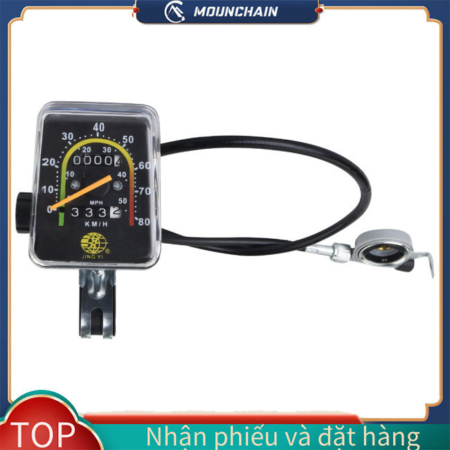 Máy tính xe đạp Mounchain, Đồng hồ tốc độ xe đạp cơ khí có núm đặt lại ...