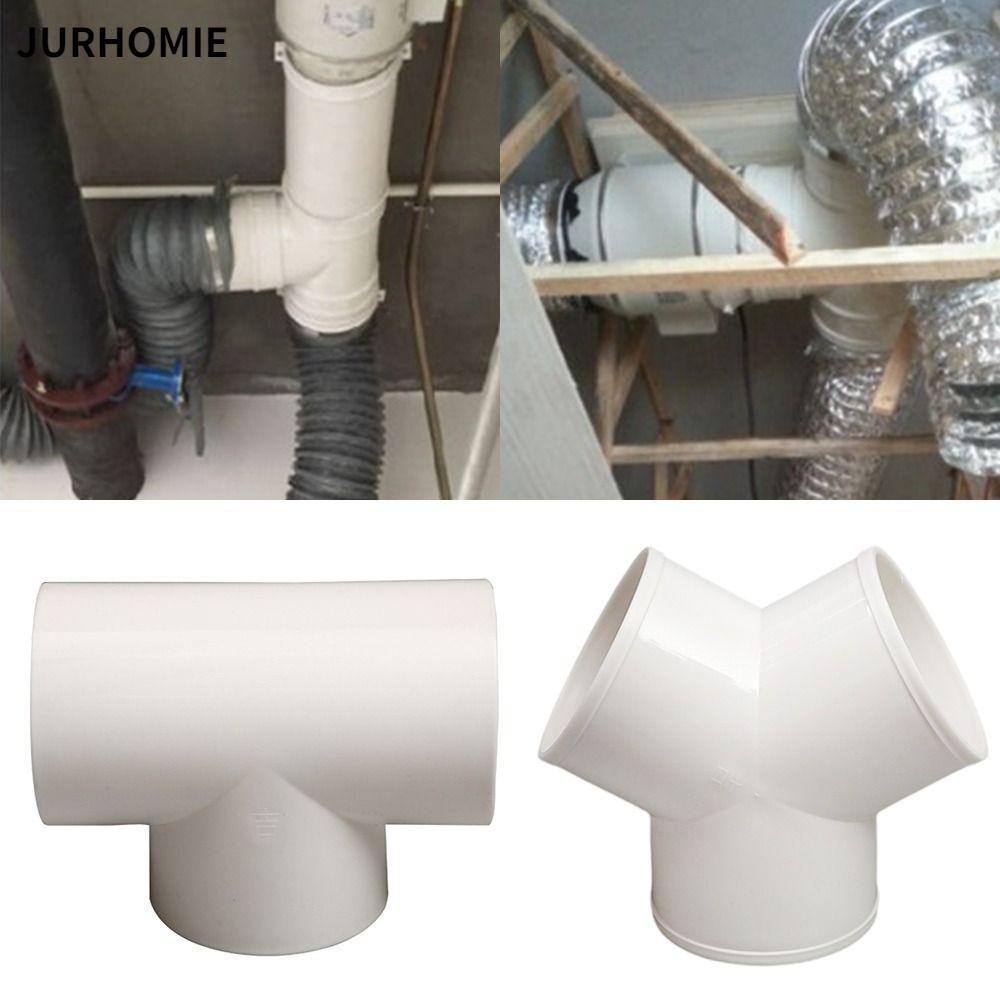 Đầu nối ống xả JURHOMIE, T / Y Shape 100 / 150 / 200mm Khớp ống thông ...