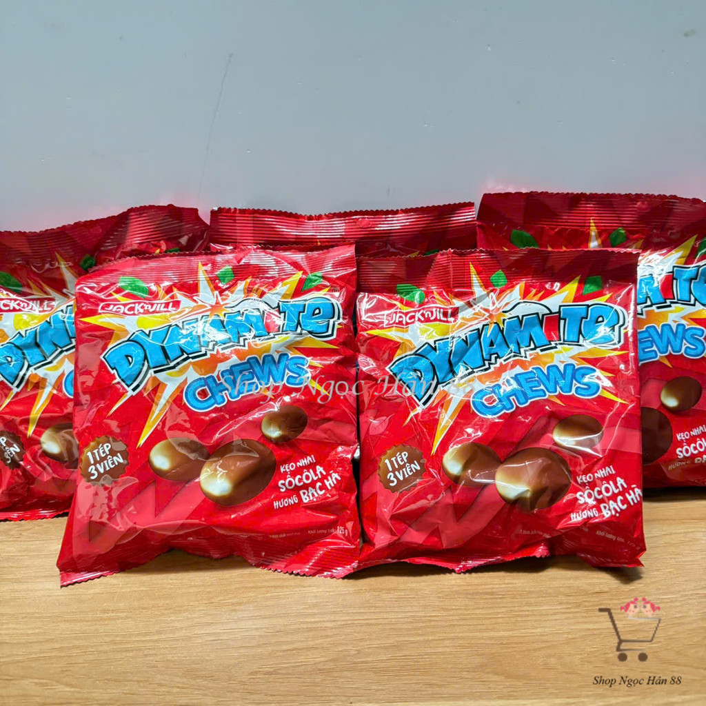 Combo 5/10 gói Kẹo sôcôla hương bạc hà Dynamite 3 viên 125g/gói ...