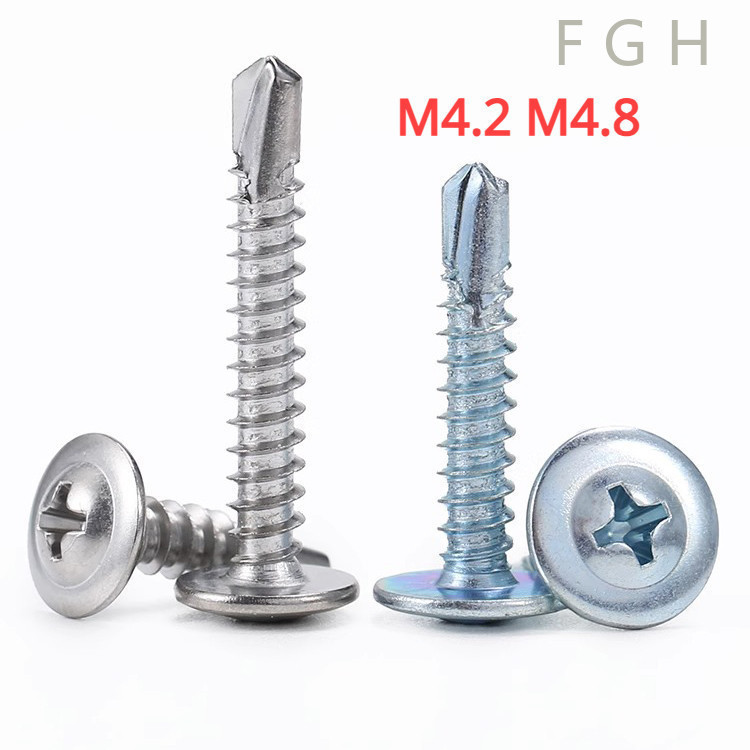 (Fghd-1-y) Vít inox 304/410 tự khoan đầu dù Mạ kẽm M4.2M4.8 | Shopee Việt Nam