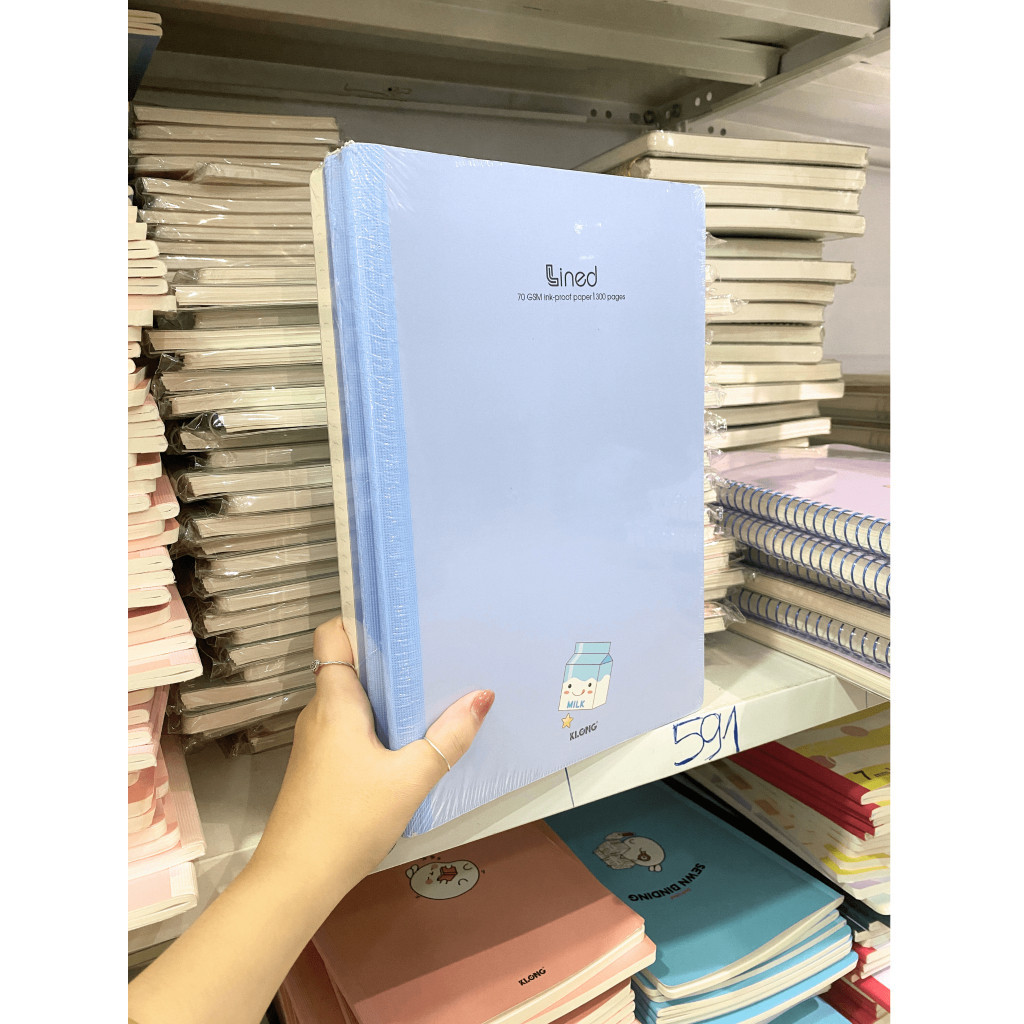 [ NGUYÊN LỐC ] Vở may dán gáy A4 giấy kẻ ngang KLONG nhiều loại trang ...