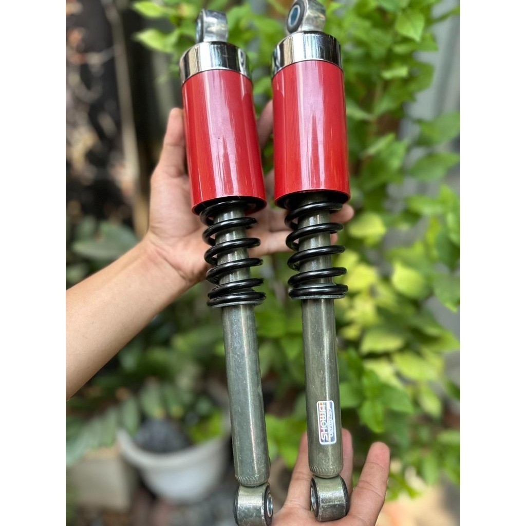 Phuộc MD 50 gia công đỏ gắn cho các dòng xe wave, dream, cub, 67 ...