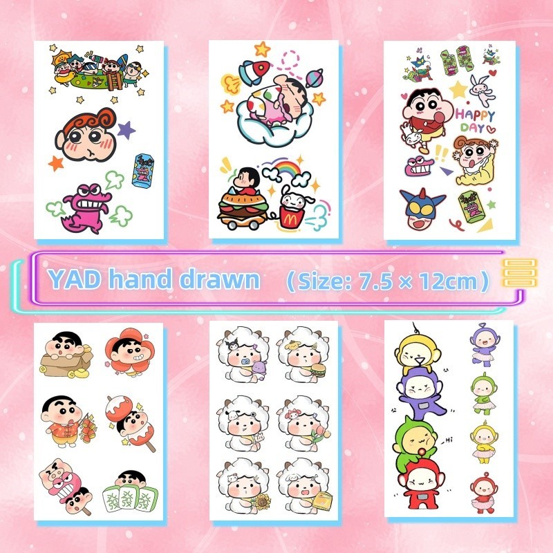 Crayon Shin chan Họa Tiết Hình Xăm Cô Gái Dễ Thương Cánh Tay Hình Xăm ...