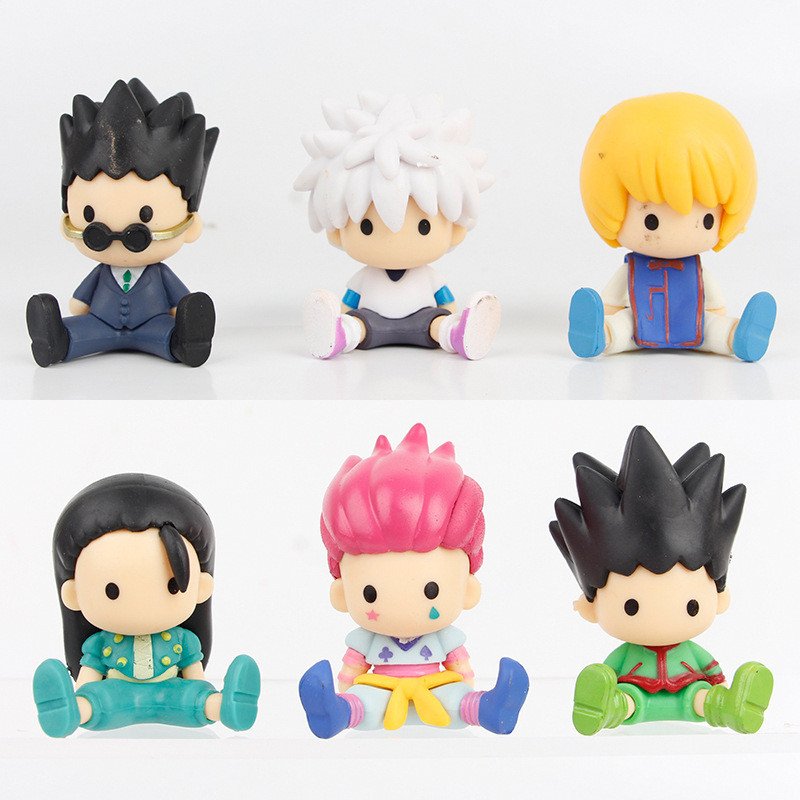 6 Cái / bộ Hunter X Hunter Bean Eye Hình Gon Freecss Killua Kurapika ...