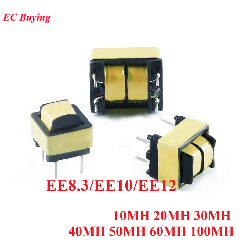2 Chiếc Chế Độ Thông Thường Cảm EE8.3 EE10 EE12 10MH 20MH 30MH 40MH 50MH 60MH 100MH Bộ Lọc Nguồn ...