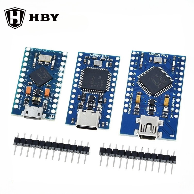Mô-đun Mini / Type-C / Micro USB Pro Micro ATMEGA32U4 5V / 16MHZ Với bộ ...
