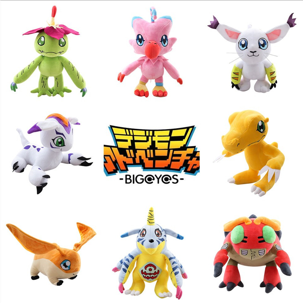 Digimon phiêu lưu đồ chơi sang trọng agumon tailmon nhồi bông búp bê ...