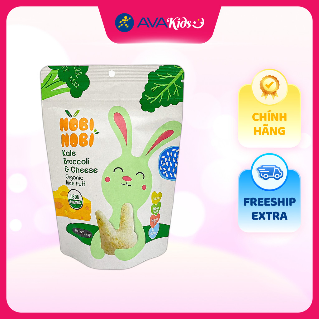 Bánh gạo ăn dặm Nobi Nobi gói 15g (từ 8 tháng) | Shopee Việt Nam