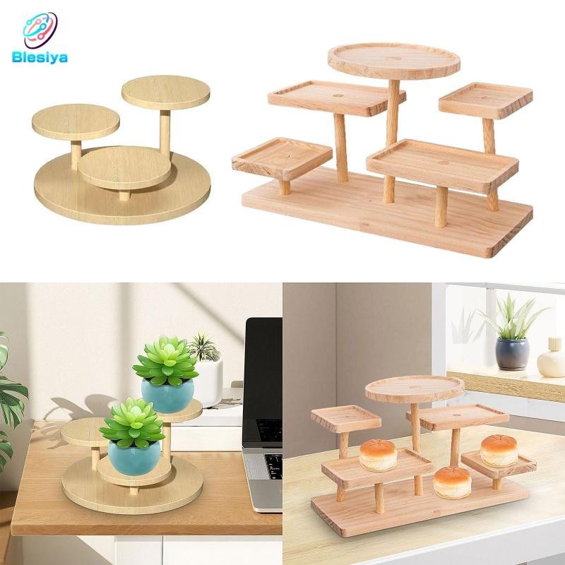 Màn hình Riser Stand Cake Stand Tiered Countertop Makeup Organizer cho ...