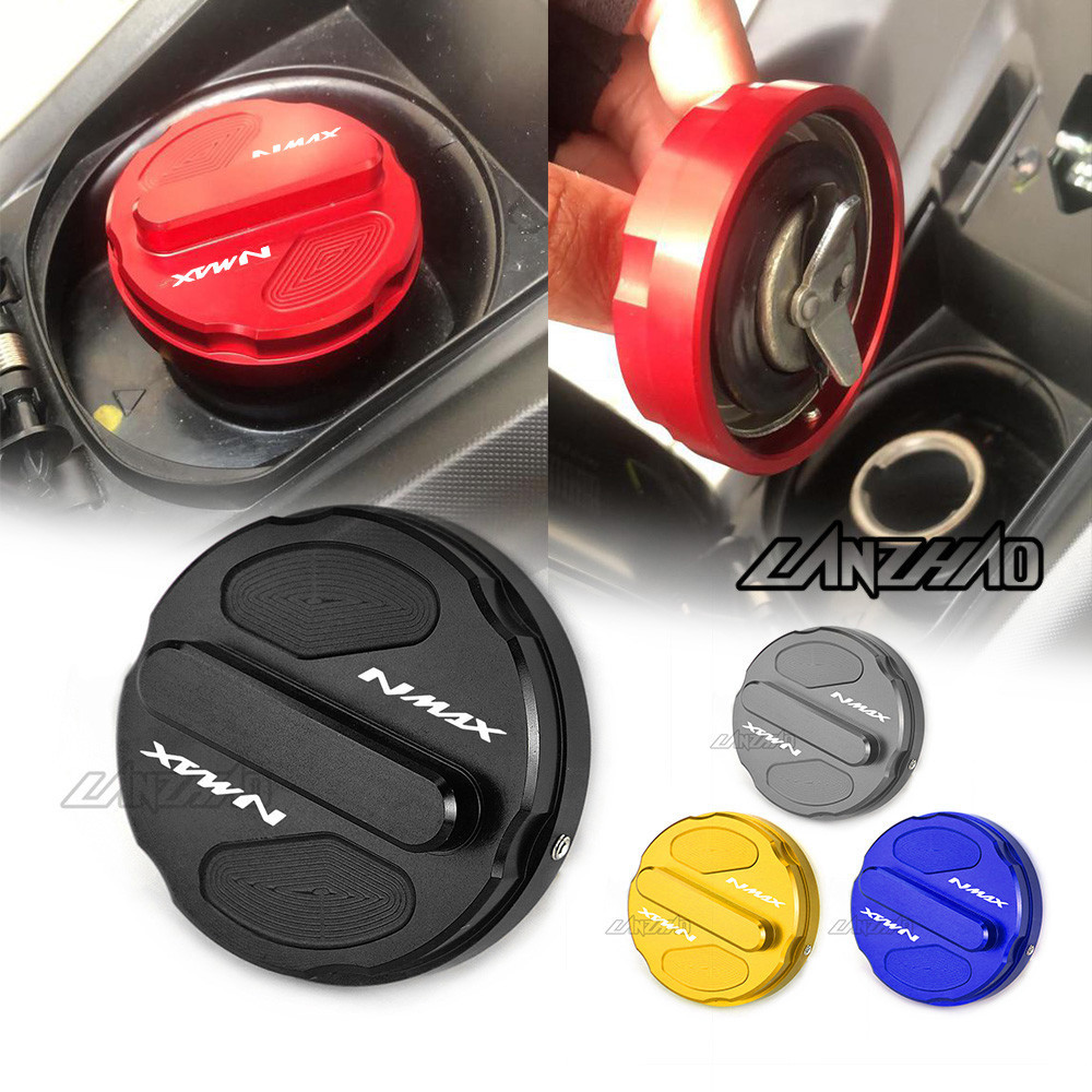 Dành Cho YAMAHA NMAX v2 CNC Hợp Kim Nhôm Khí Bình Nhiên Liệu Nắp Nắp ...