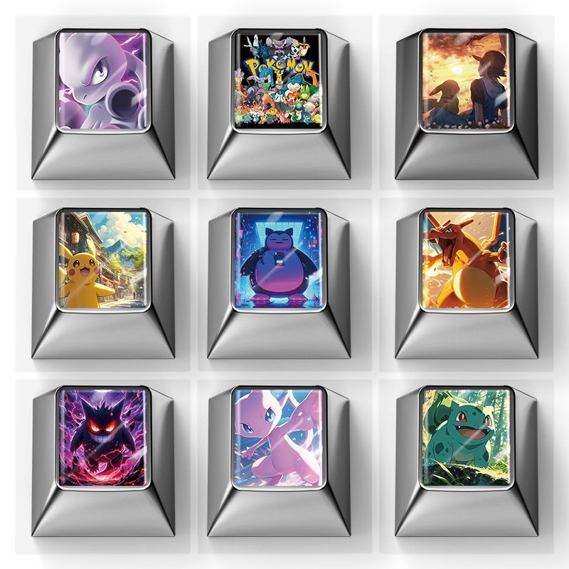 Pokémon Pokémon Pokémon Epoxy Keycap Nhà máy chính hãng Chiều cao R4 ...