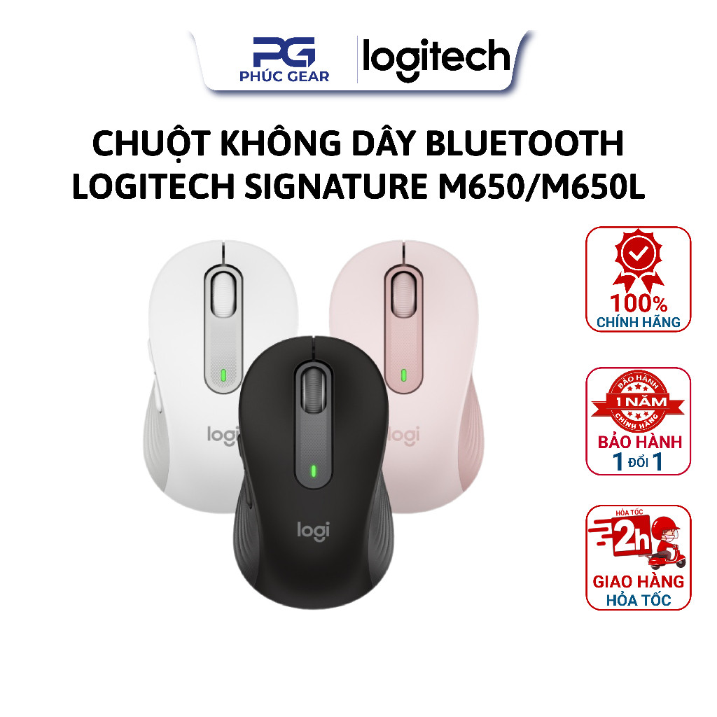 Chuột không dây bluetooth Logitech Signature M650/M650L - HÀNG CHÍNH ...