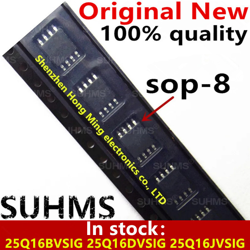 (5 chiếc) 100% Mới 25Q16BVSIG 25Q16DVSIG 25Q16JVSIQ W25Q16BVSIG ...
