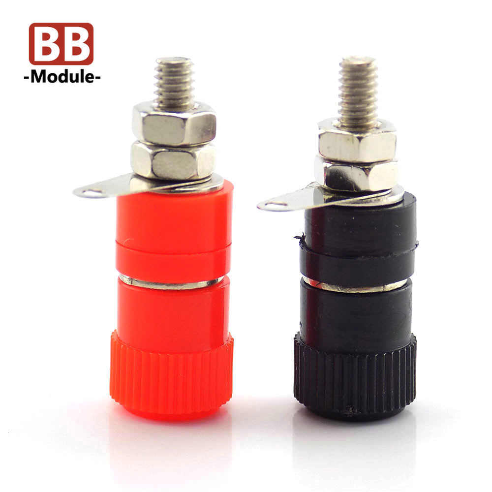 Js-910b Kết Nối Chuối Cắm Đỏ Đen Điện Chuối Ổ Cắm Ràng Buộc Bài Gắn Cắm Jack Khuếch Đại Đầu Nối ...