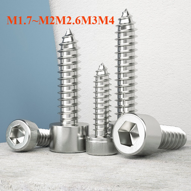 8. 8 Cup Head Nội Hex Tự khai thác Vít M1.7~M2M2.6M3M4 Thêm mô hình âm thanh cứng Horn Vít ...