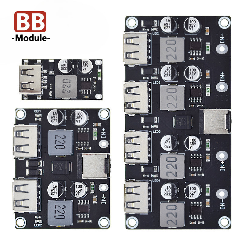 Usb QC3.0 QC2.0 USB DC-DC Buck Chuyển Đổi Sạc Bước Xuống Mô Đun 6-32V ...