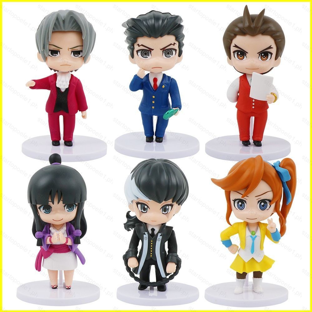 Bx 6 Chiếc Ace Attorney Nhân Vật Hành Động Mia Fey Apollo Justice Phoenix Wright Athena Cykes Q ...