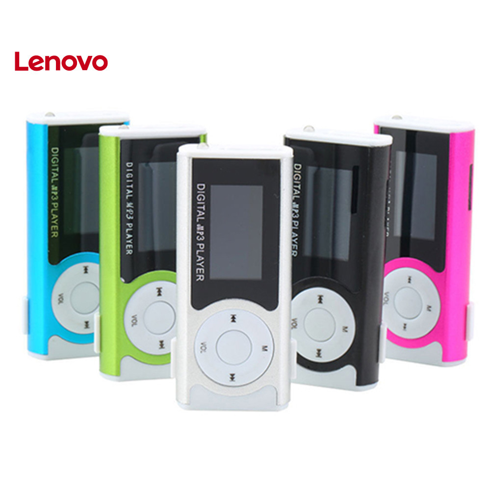 Lenovo Mini USB Clip MP3 Music Media Player Màn hình LCD Hỗ trợ 16GB ...