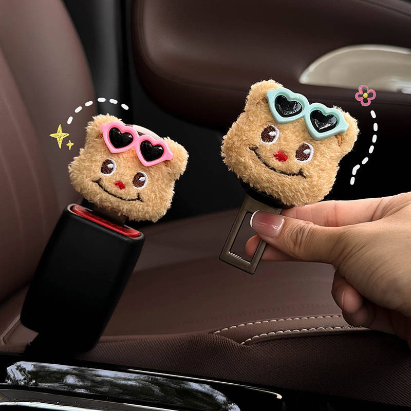 Cute Car Safety Plug with Buckle Co-Pilot Card Slot Plug Vehicular Use ...