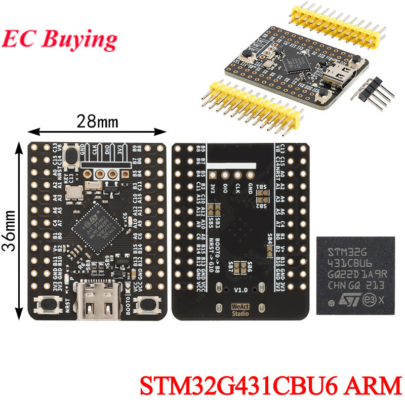 2 Cái / 1 cái STM32G431CBU6 STM32 Mô-đun bảng phát triển Chip lõi Mini ...