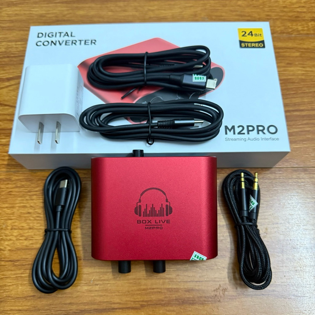 Box Livestream M2 PRO Stereo 24Bit Bản Mới Nhất 2025, Vừa Sạc Vừa Live, Đàm thoại 2 chiều cho ...