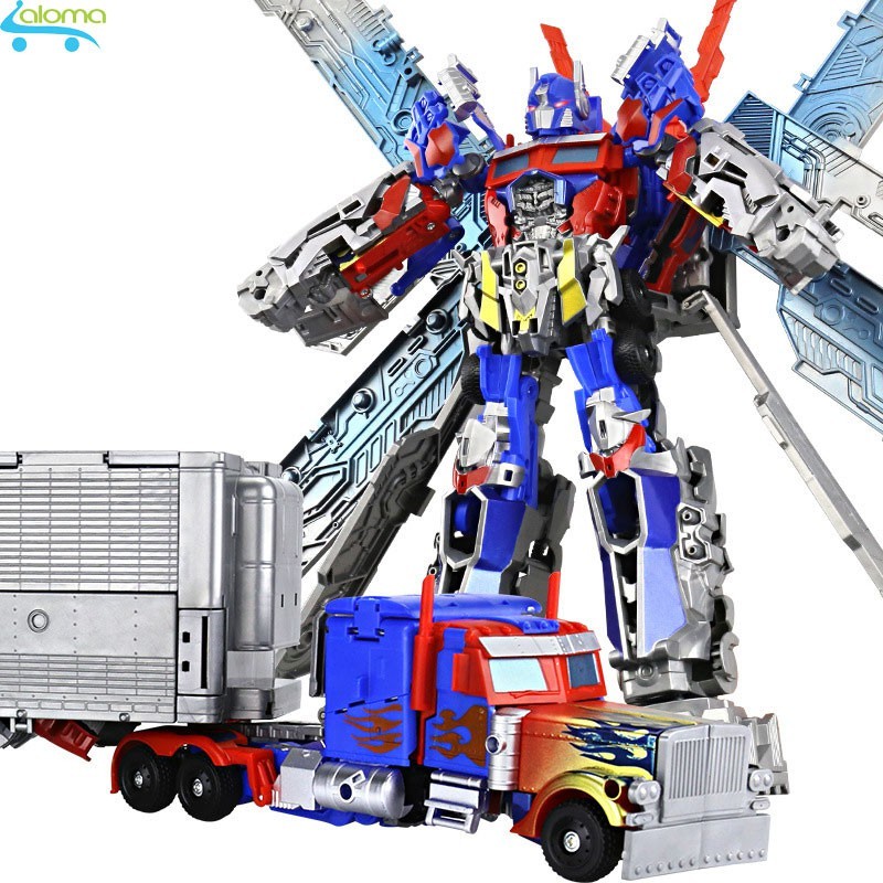 Robot biến hình ôtô Transfomer cao 52cm Optimus Prime | Shopee Việt Nam