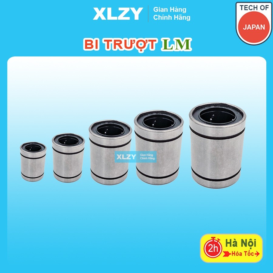 ổ bi trượt Bạc đạn trượt LM50UU LM60UU - Vòng bi trượt LM XLZY - vongbibacdanxlzy | Shopee Việt Nam