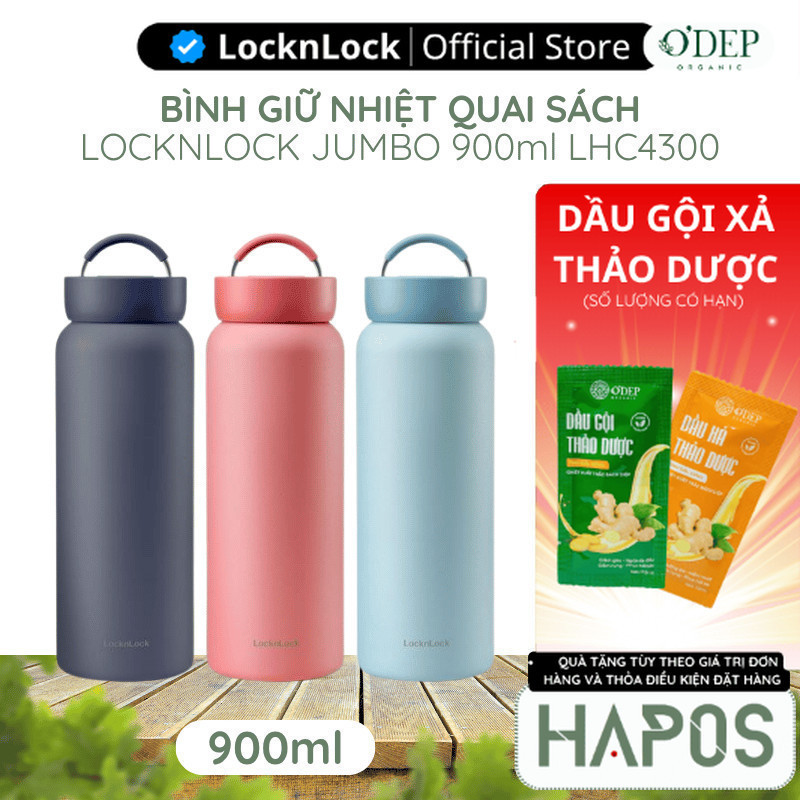 Bình giữ nhiệt LocknLock Jumbo Tumbler 900ml LHC4300, Hàng chính hãng ...