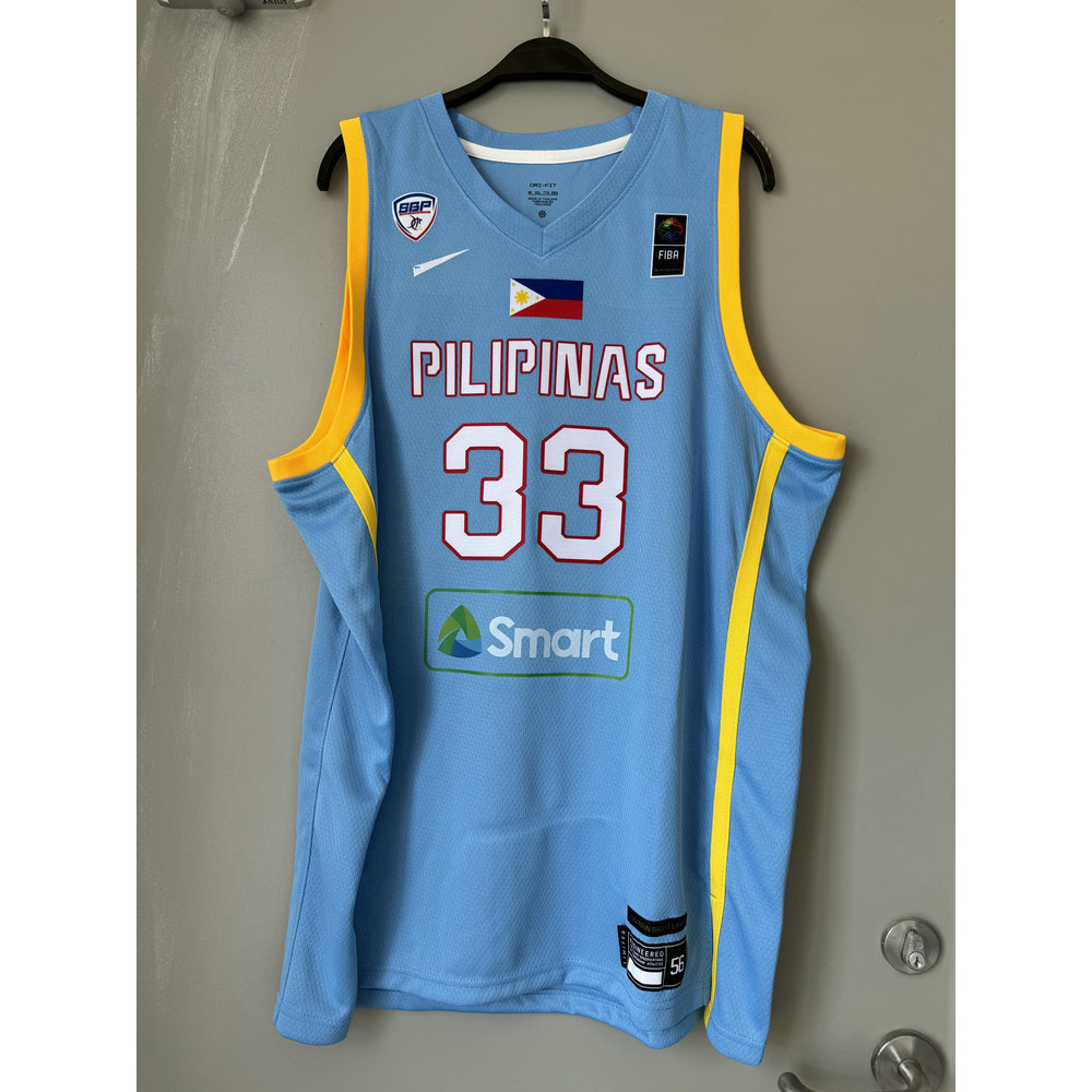 Áo đấu Gilas Pilipinas chính hãng mới 2024 33 # Carl Tamayo Jersey ...