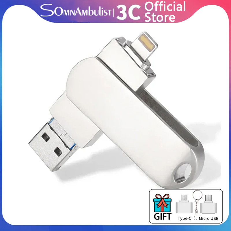 Ổ đĩa Flash USB hai trong một đa chức năng 64GB, 16GB, 32GB, 8GB, 128GB ...