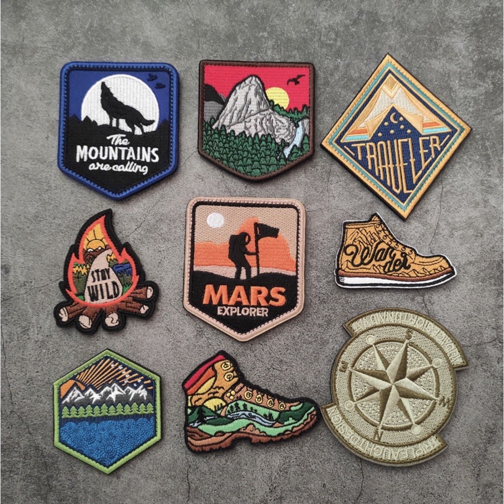 Patch_velcro outdoor_dã ngoại_phượt_cắm trại | Shopee Việt Nam