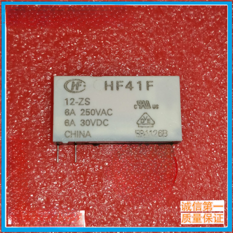 Hf41f-5 6 12 24 60-ZS ZST ZT Macro 5 Pin DC Rơle điện từ 6A250VAC ...