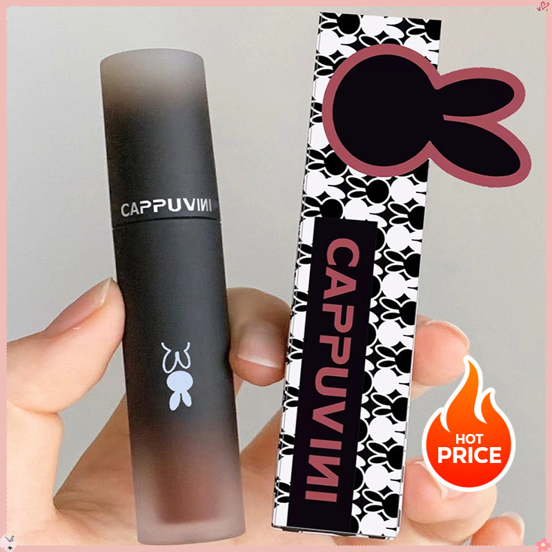 Cappuvini Lip Mud Lip Glaze Matte Mist Velvet Lip Gloss CP120 | Shopee ...