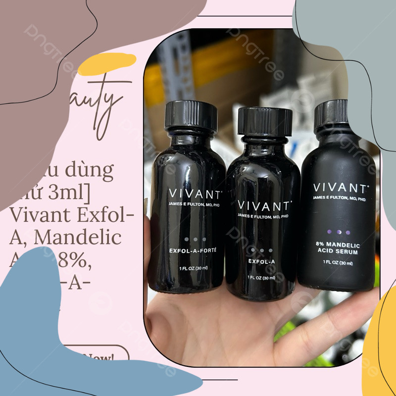 (Mẫu dùng thử) [Mẫu dùng thử 3ml] Vivant Exfol-A, Mandelic Acid 8% ...