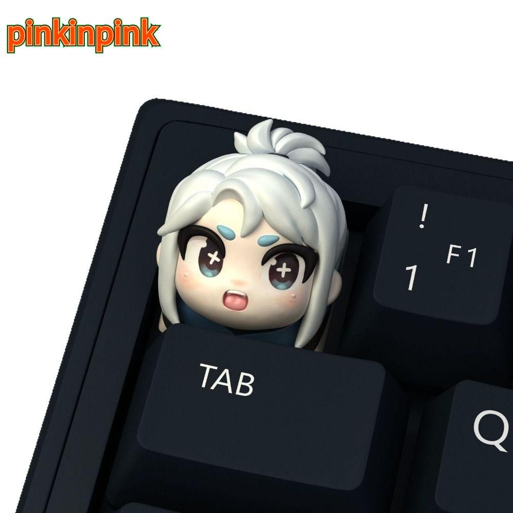 PINKINPINK Hình dễ thương Keycap, VALORANT Jett Sage Fade Clove Bàn ...