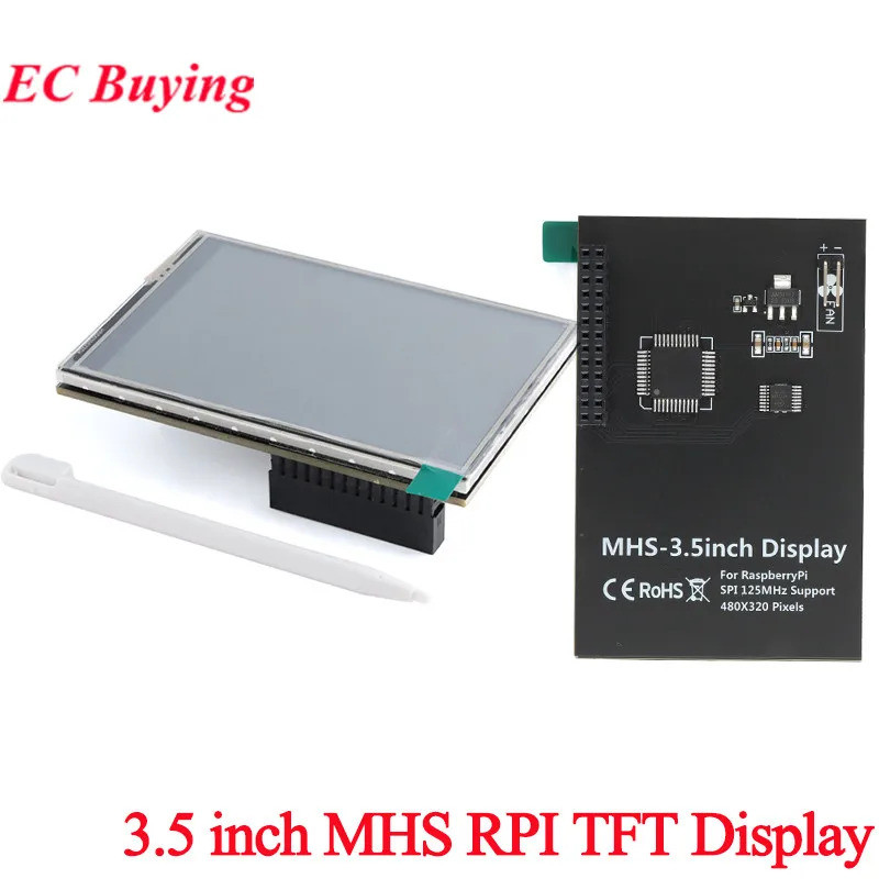 Mô-đun hiển thị màn hình cảm ứng TFT màu LCD 3,5 "MHS RPI 3,5 Inch 320 ...