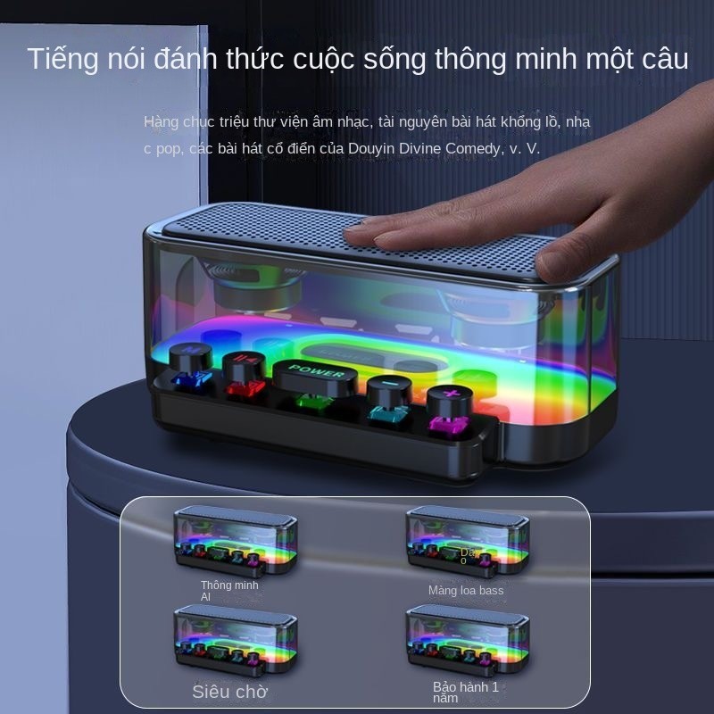 Loa Bluetooth Loa không dây- Loa máy tính-Đầm Bluetooth LED nhiều màu ...