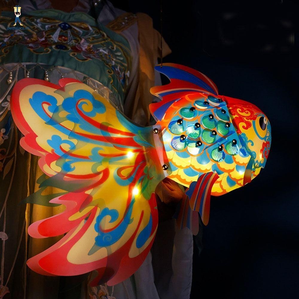 lồng đèn con cá trung thu DIY chinese lantern PETPALACE, Túi chất liệu ...
