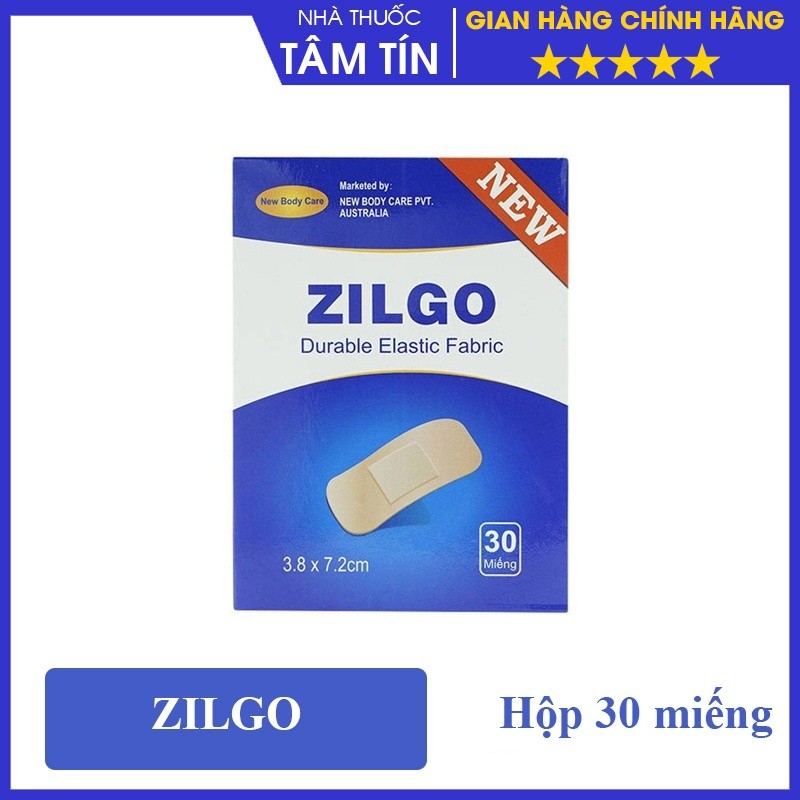 Băng cá nhân ZILGO hộp 30 miếng | Shopee Việt Nam