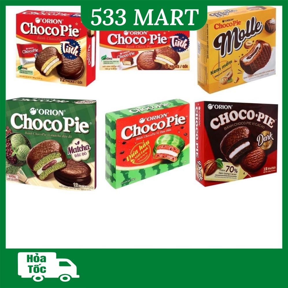 [ĐỦ LOẠI] Bánh Chocopie hộp 12 cái, Hộp 6 cái | Shopee Việt Nam