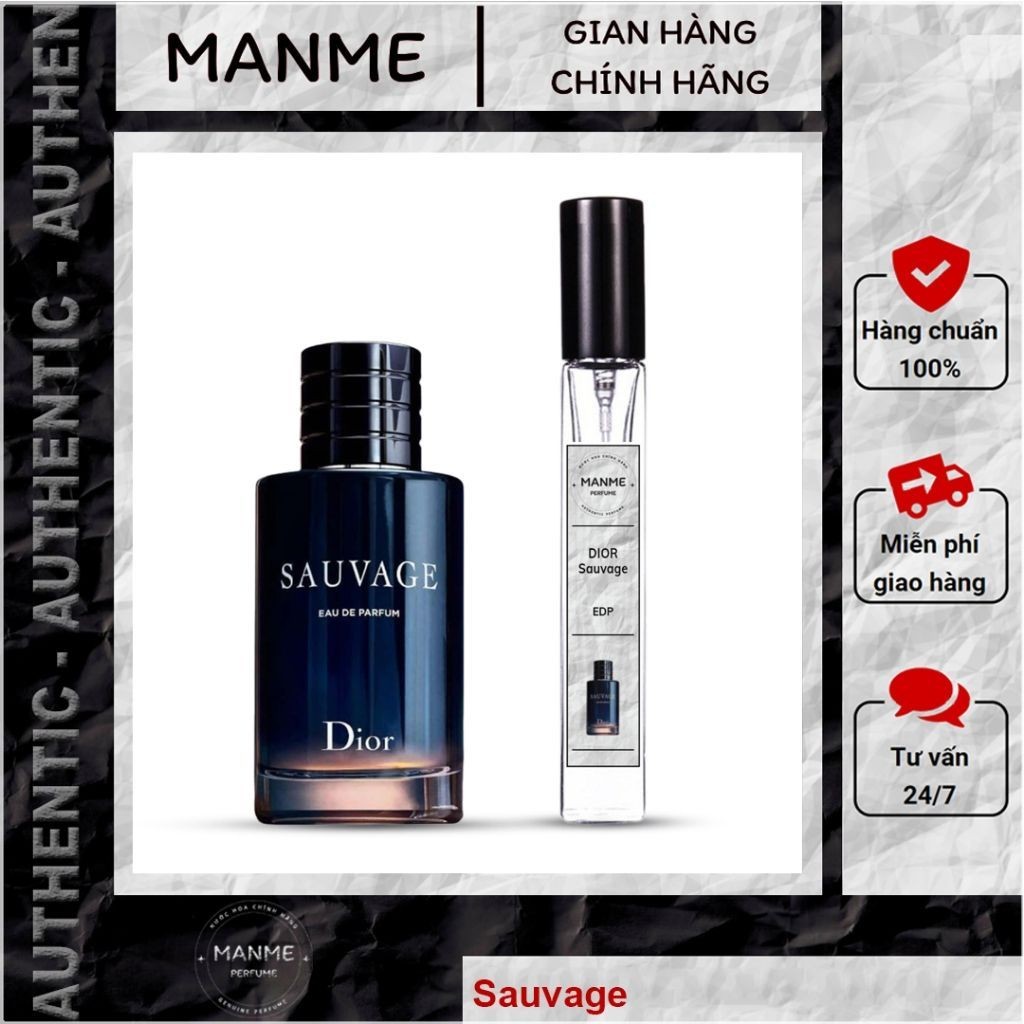 (10ml) Nước hoa nam Sauvage EDP chai chiết 10ml, 20ml - Manme Perfume ...