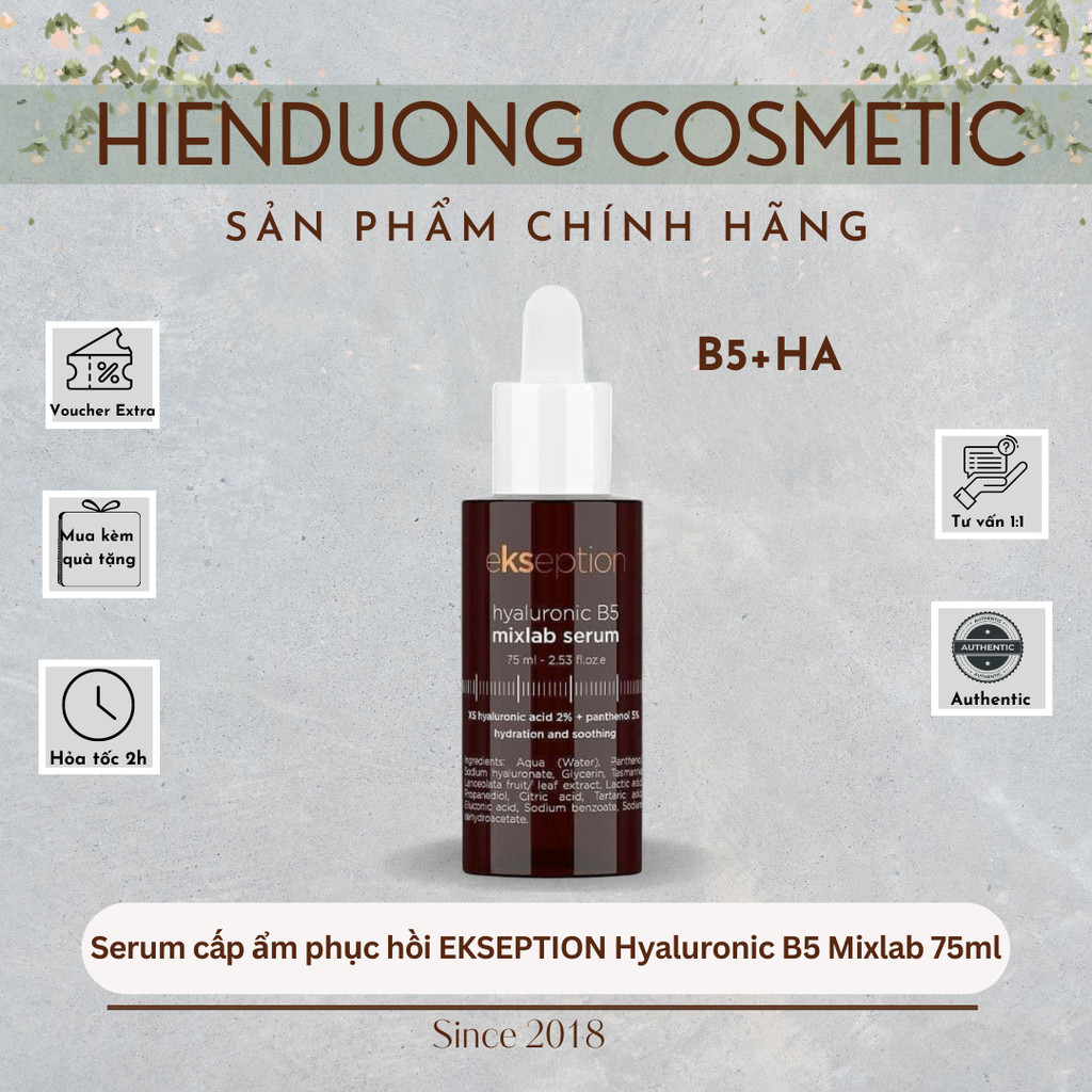 Serum Ekseption Hyaluronic B5 Mixlab 75ml (Hàng công ty) | Serum dưỡng ...