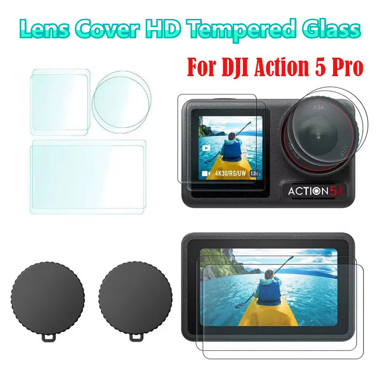 Dành Cho DJI OSMO Action 5 Pro lens Cover HD Kính Cường Lực Bảo Vệ Màn ...