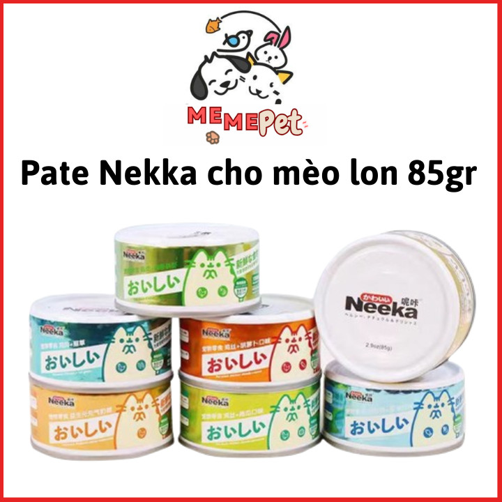 Pate Neeka cho mèo Pate Lon 85g dành cho thú cưng nhiều vị | Shopee Việt Nam